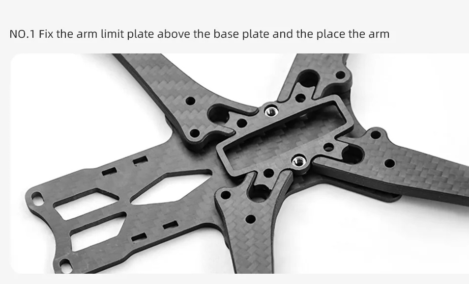 WDA公式ドローンショップ / HGLRC Sector D5 Racing Drone Frame Kit